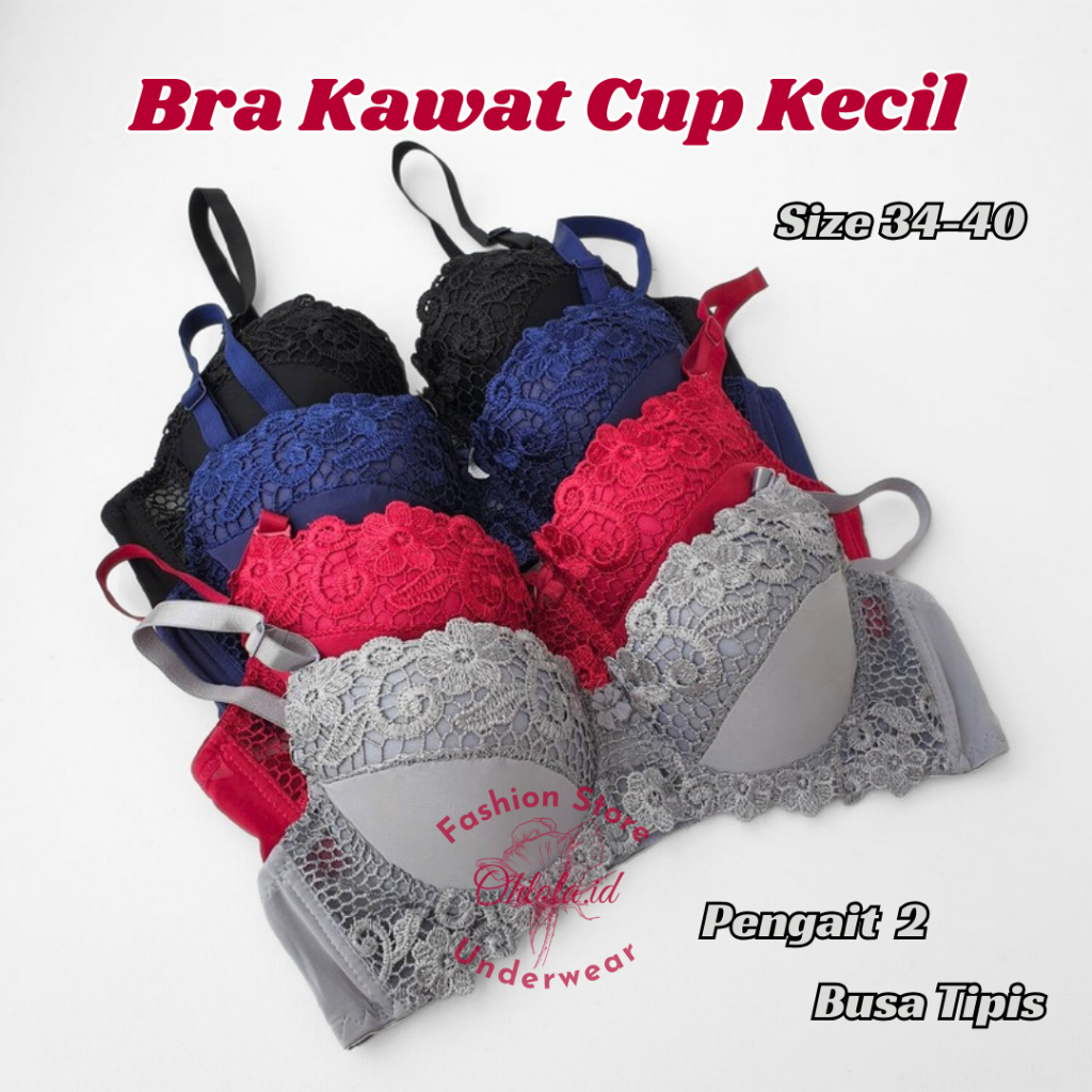 Jual Grosir 3 Pcs Bh Wanita Model Terbaru Renda Bh Kawat | Shopee Indonesia