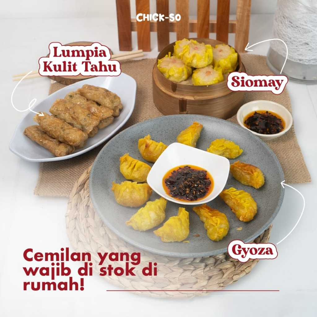 Jual Chick-So Dimsum Siomay / Gyoza / Kulit Lumpia Tahu / Tahu Bakso ...