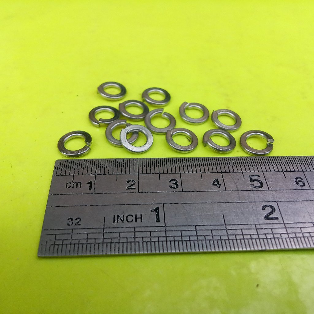 Jual RING PER M5 PUTIH / RING BAUT KUNCI 8 / RING PER GALVANIS M5 ...