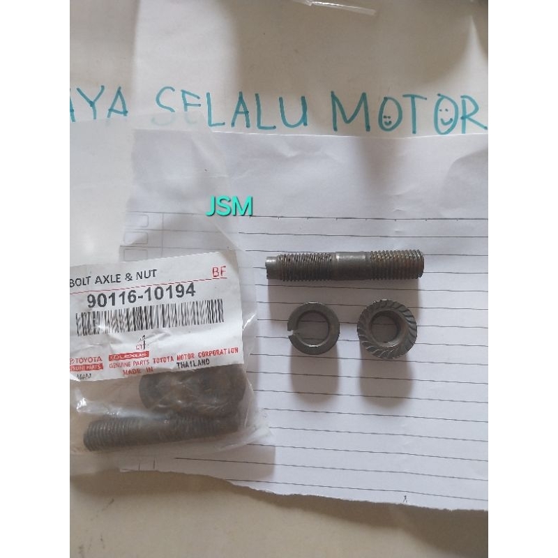 Jual Bolt Axle Axel Baut As Roda Baut Nap Baut Stud Toyota Rino 14B 14 ...