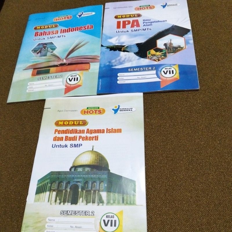 Jual MODUL PEMBELAJARAN SMP SEMESTER GENAP KELAS 7 KUMER | Shopee Indonesia