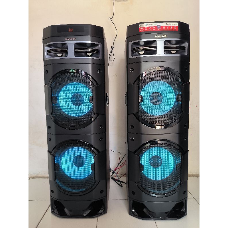 Jual speaker aktif Polytron pas 10DF22 speaker 10 inc x 4 subwoofer ...