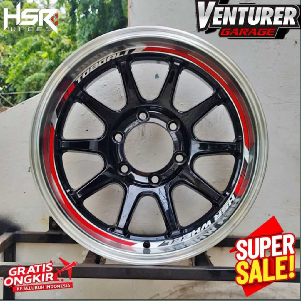 Jual Velg mobil pajero fortuner dmax hilux triton ranger murah ring 18 velg hsr wheel toboali ...