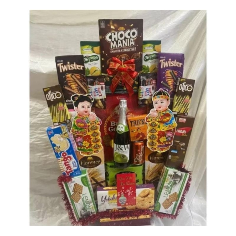 Jual Parsel Snack Minuman - Parsel Imlek Jumbo Terbaru 2025 | Shopee ...