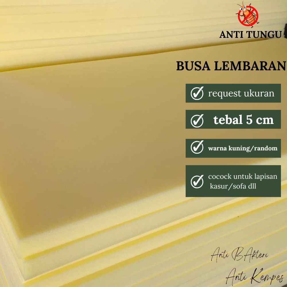 Jual Busa meteran 200x140 Tebal 5 cm Lembaran Royal Foam dudukan kursi ...