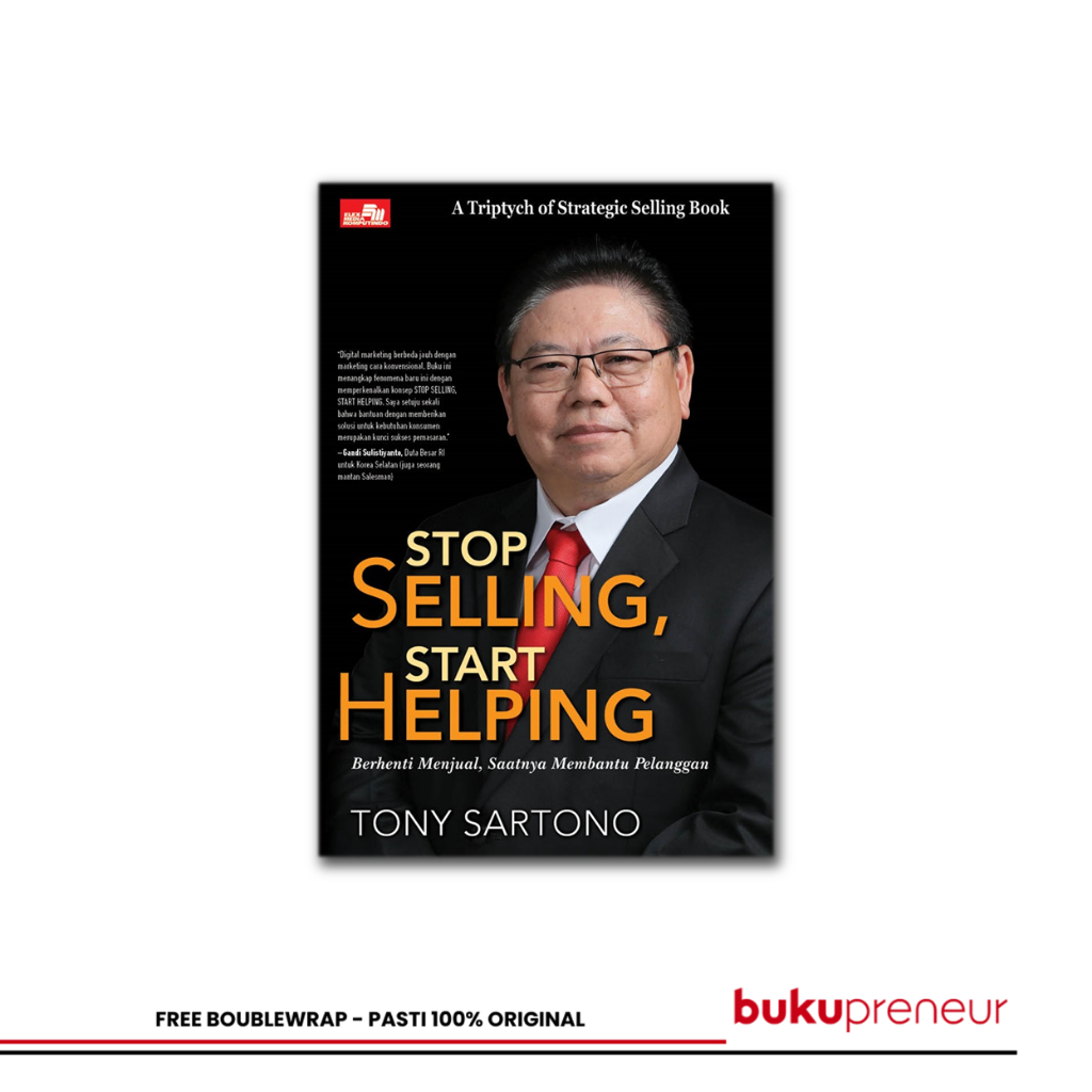 Jual Bukupreneur - Stop Selling, Start Helping - TONY SARTONO | Shopee Indonesia