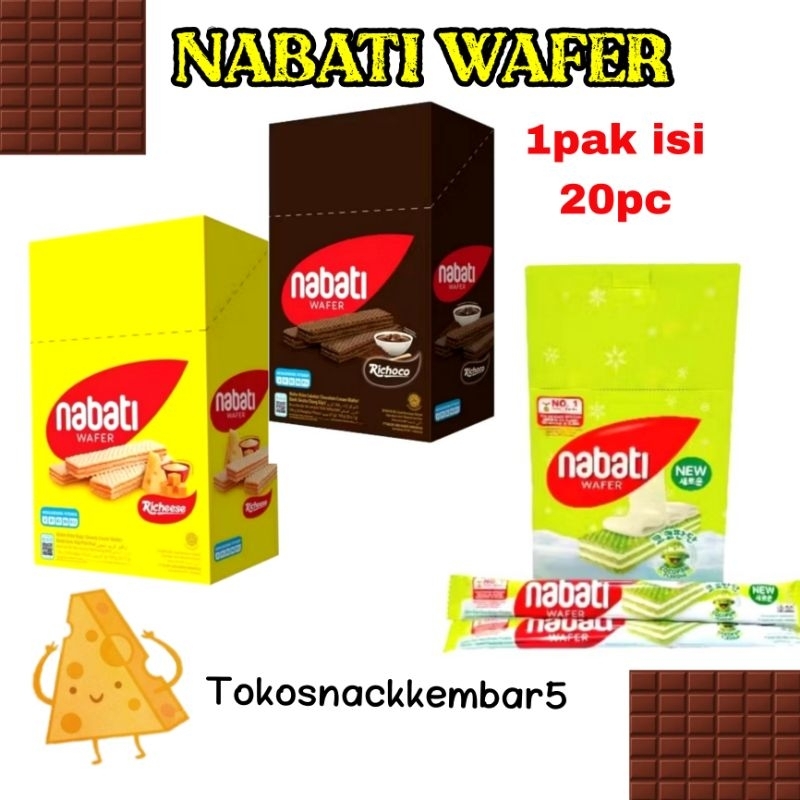 Jual nabati Wafer isi 20 pcs/pack | Shopee Indonesia
