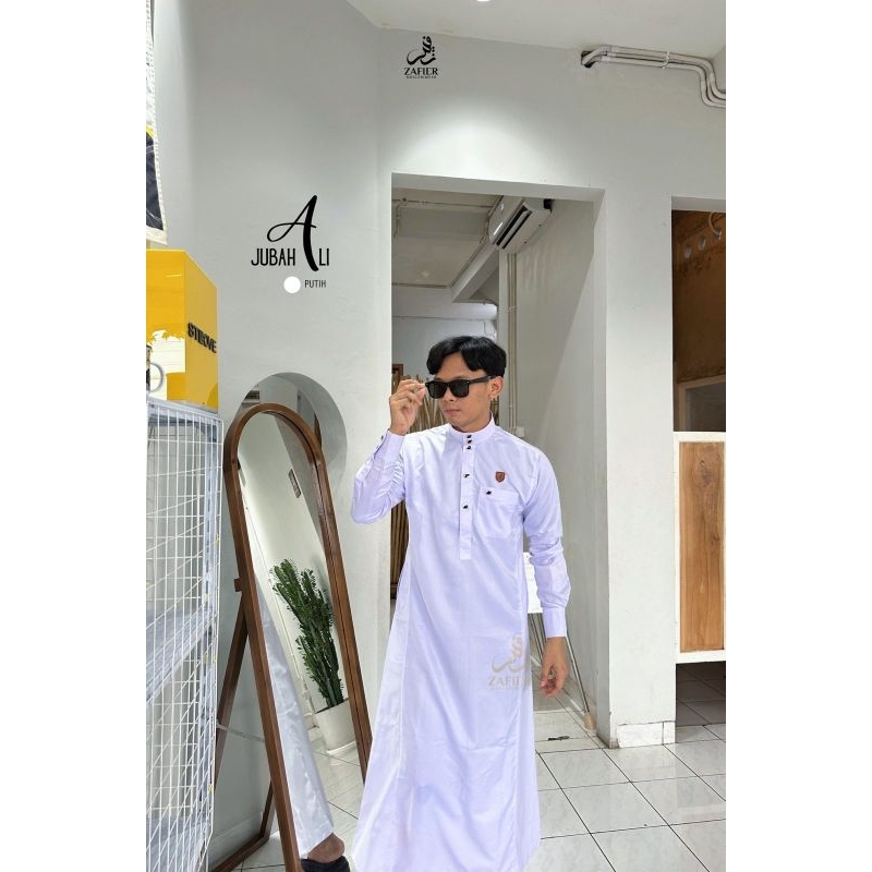 Jual Jubah Slimfit Ali Premium - Gamis Muslim Pria (Zafier x Ahmad ...