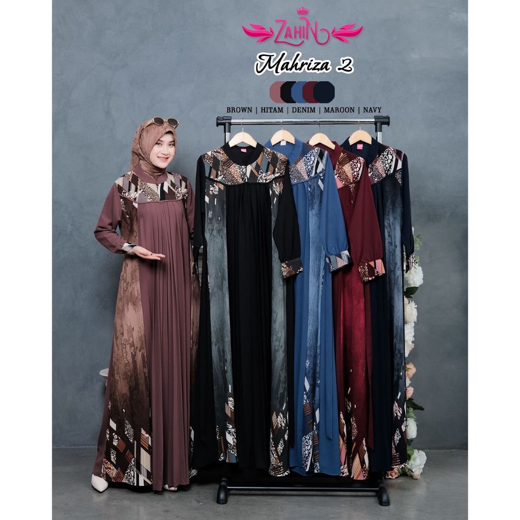 Jual SET HIJAB MAHRIZA NABILA ORI ZAHIN MODEL TERBARU GAMIS SET JILBAB ...