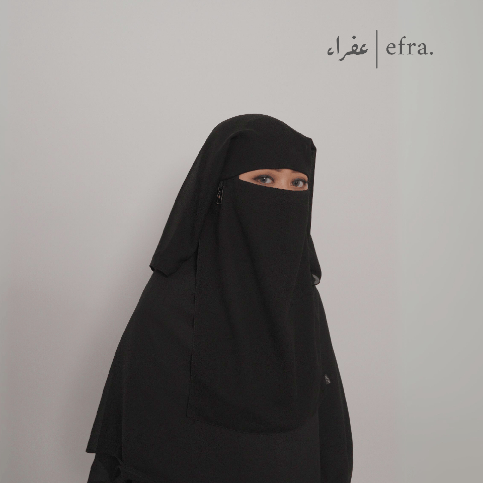 Jual Efra | Purdah Plat Hitam | Cadar Yaman | Niqob Yaman | Niqab Yaman ...