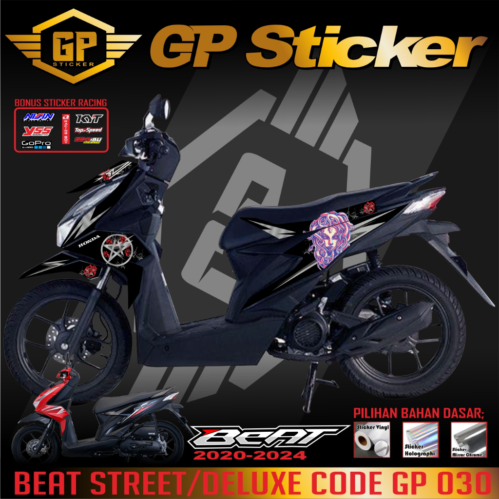 Jual STICKER STRIPING BEAT DELUXE STRIPING BEAT 2020-2023 STIKER BEAT ...