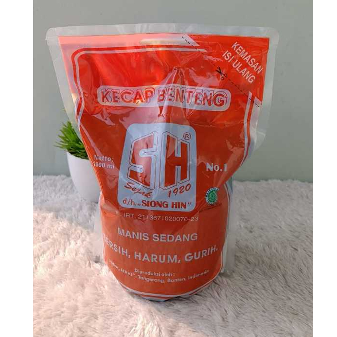 Jual SH Benteng Kecap Manis 2000ml Kemasan Pouch Halal | Shopee Indonesia