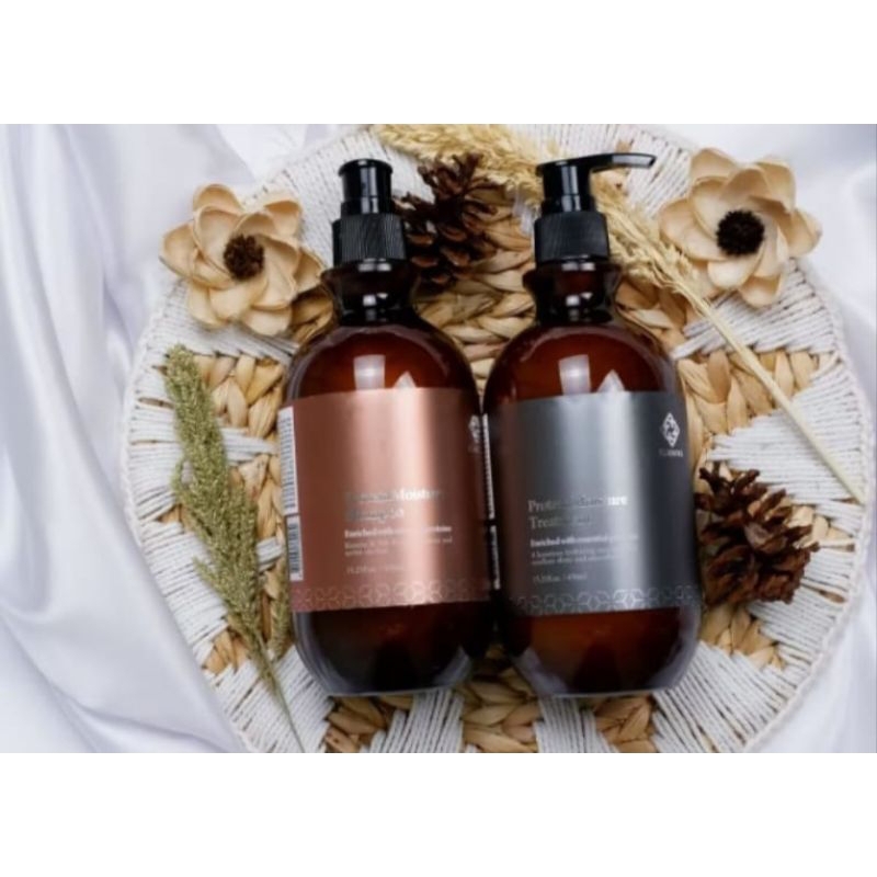 Jual ELABORE Protein Moisture Shampoo / Treatment produk 100% KOREA ...