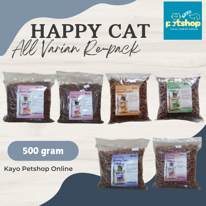 Jual HAPPY CAT HAPPYCAT KEMASAN REPACK 500 GRAM - ORIGINAL | Shopee ...