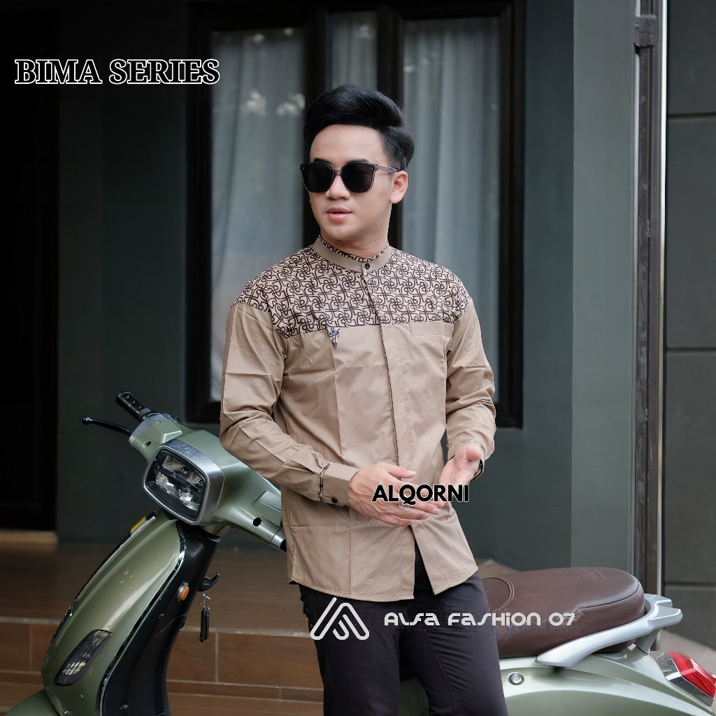 Jual Baju koko pria casual kemeja kekinian kemeja modern kemeje koko ...