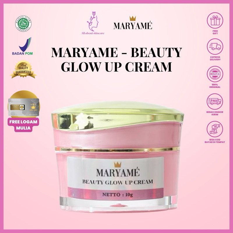 Jual MARYAME BEAUTY GLOW UP CREAM ORIGINAL BPOM | Shopee Indonesia