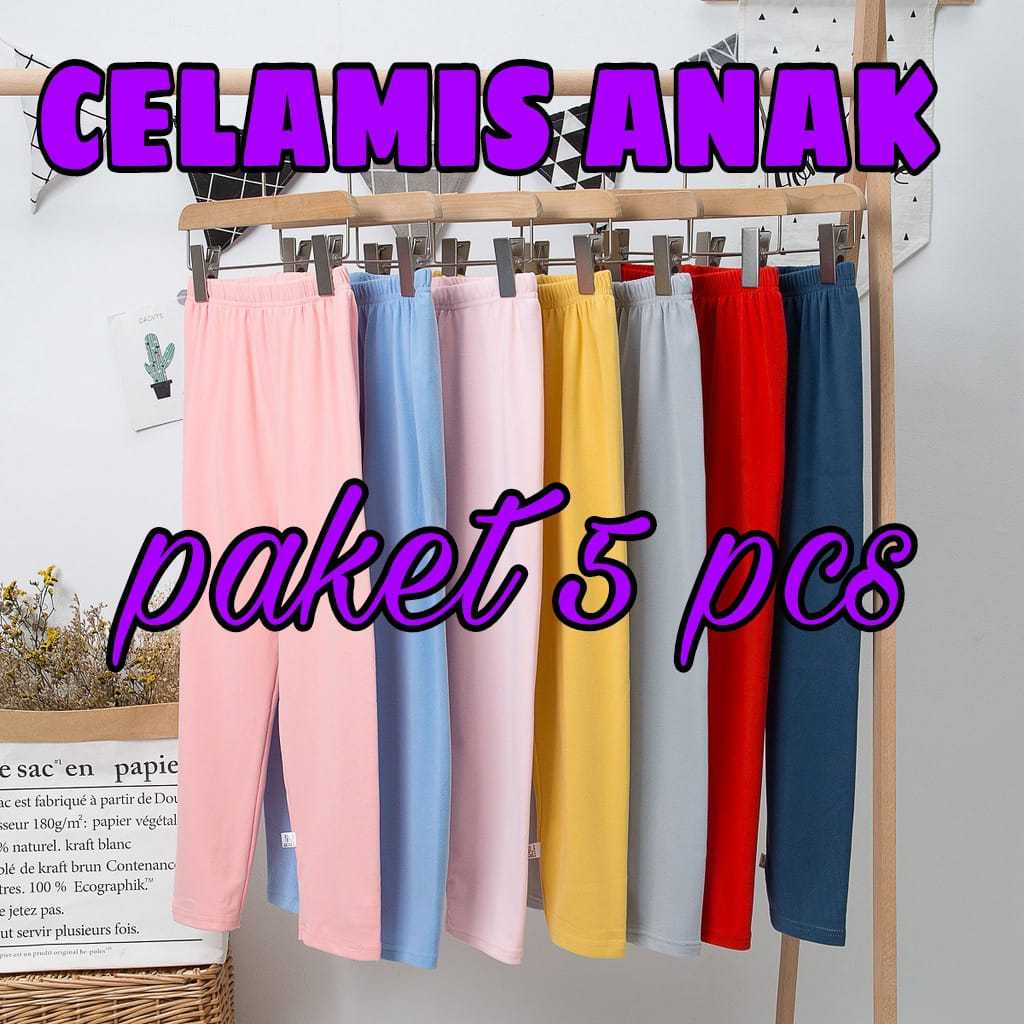 Jual PAKET 5 PCS CELAMIS ANAK/CELANA DALEMAN GAMIS ANAK SD DAN SMP ...