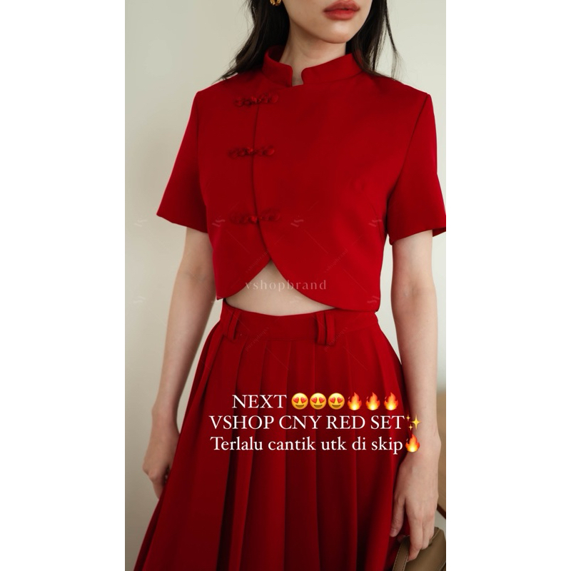 Jual ST376 VSHOP CNY RED Set | Shopee Indonesia