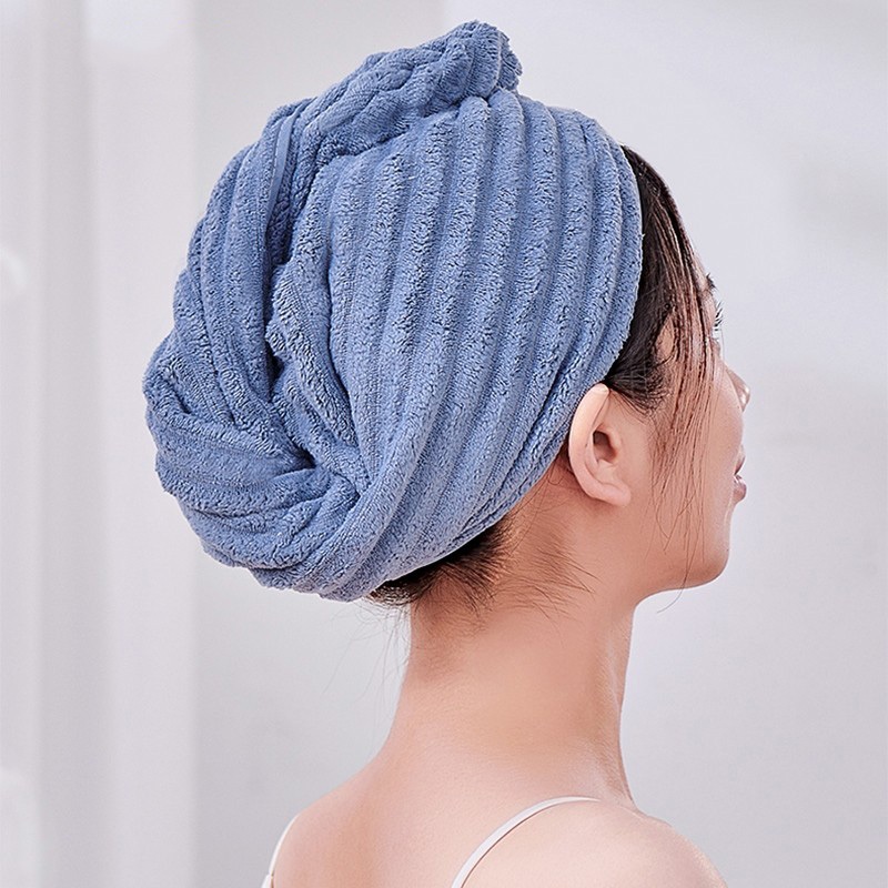 Jual Hair Towel Dryer Cap - Handuk Rambut Kering Cepat Kering Handuk ...