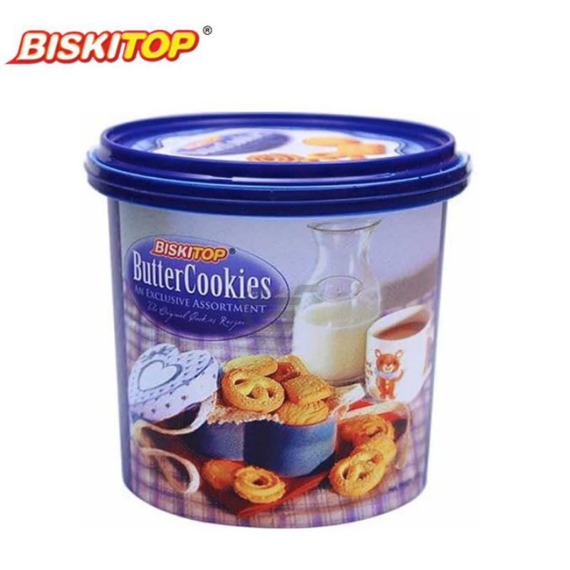 Jual BISKITOP Butter Cookies - Kukis Rasa Mentega 370gr | Shopee Indonesia