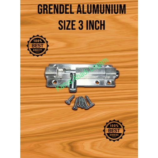Jual Grendel Alumunium Ukuran 3 Inch, Grendel Jendela, Grendel Pintu ...