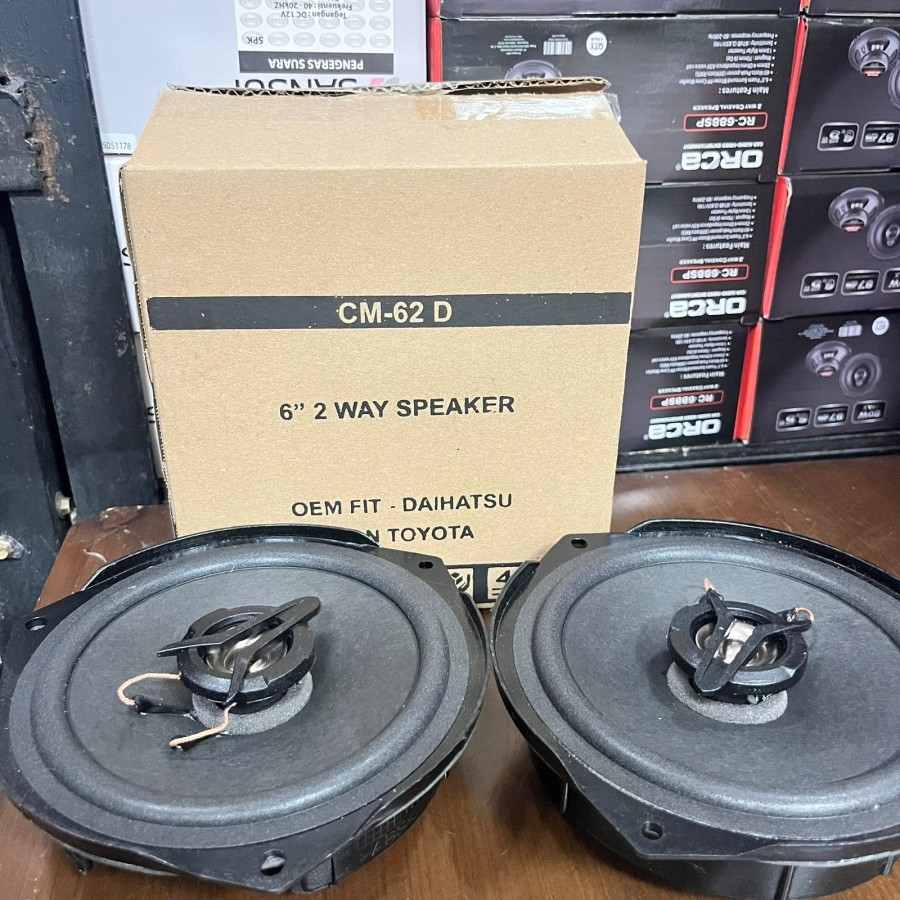 Jual Speaker Pintu 6 Inch Carman CM-62 D OEM Toyota Daihatsu / Speaker ...