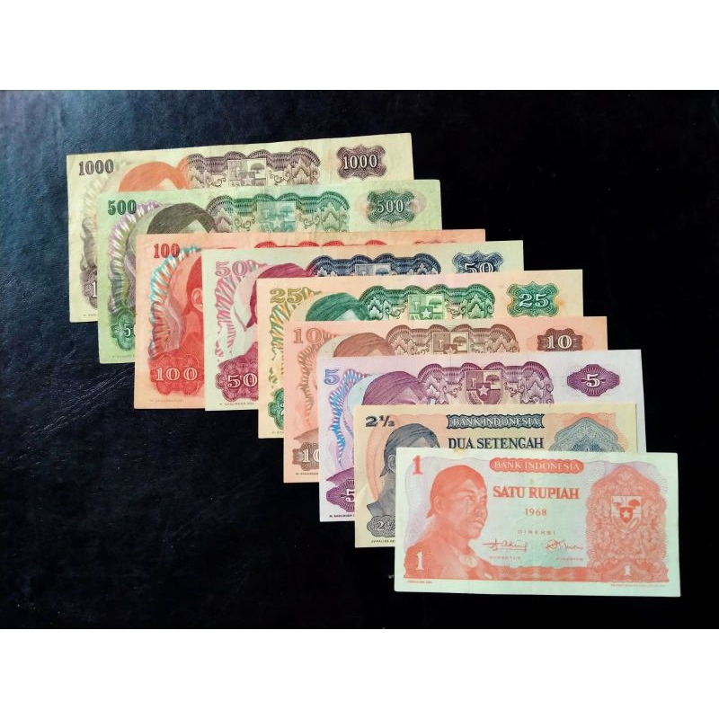 Jual Set Termurah tahun 1968 Seri pak Dirman pecahan 1 sampai 1000 Asli ...