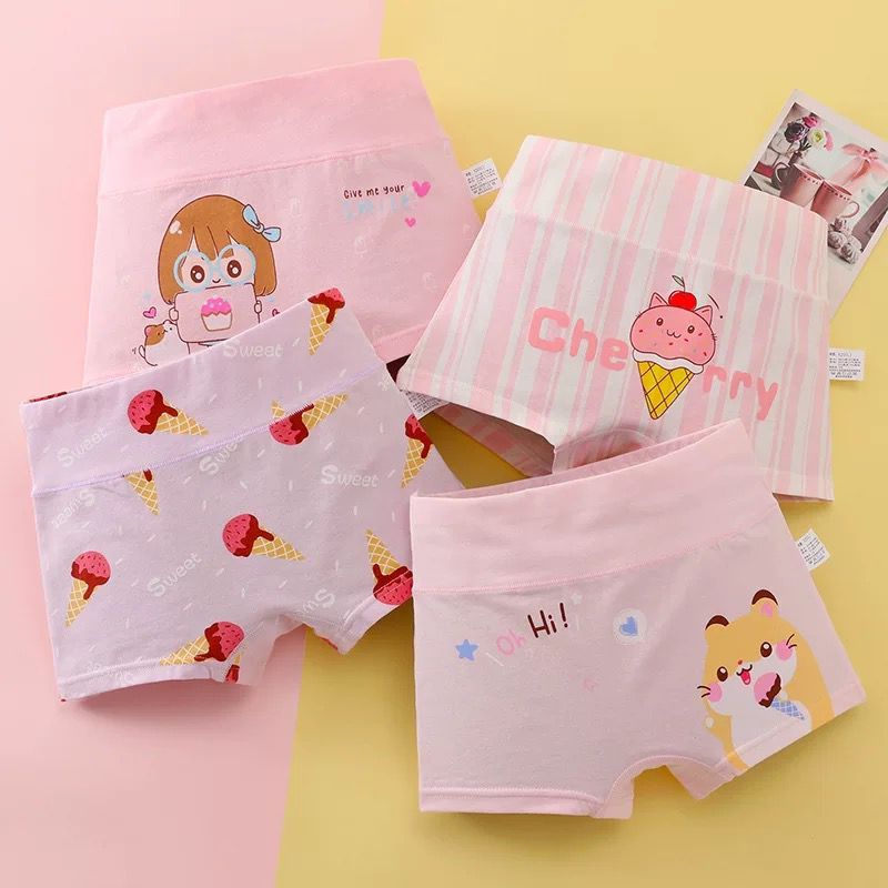 Jual #4004 Boxer anak cewe pinggang karet tinggi premium | Shopee Indonesia