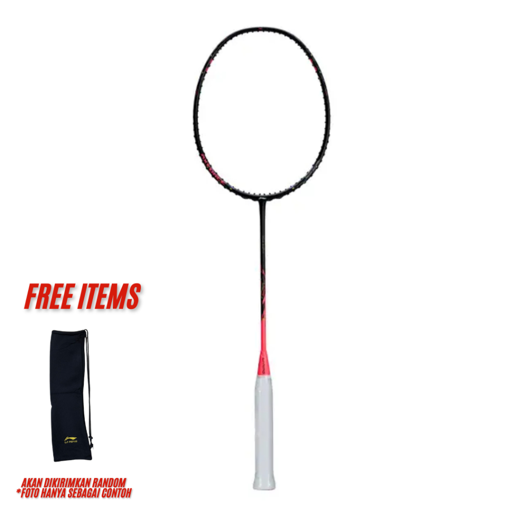 Jual Li-Ning Badminton Racket Axforce 40 4U AYPU011-4 Black Bundle ...