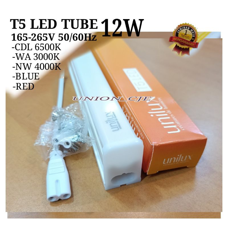 Jual Lampu UNILUX T5 LED Tube 12W-9w-4w Set Komplit | Shopee Indonesia