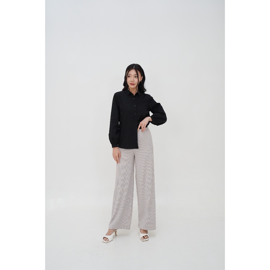 Jual COME Asa Pleats Pants 075 (3 Warna) - Celana Bawahan Wanita Kasual ...