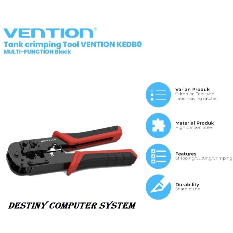 Jual Tang Multi-Function Crimping Tool Vention ( KEDB0 ) | Shopee Indonesia