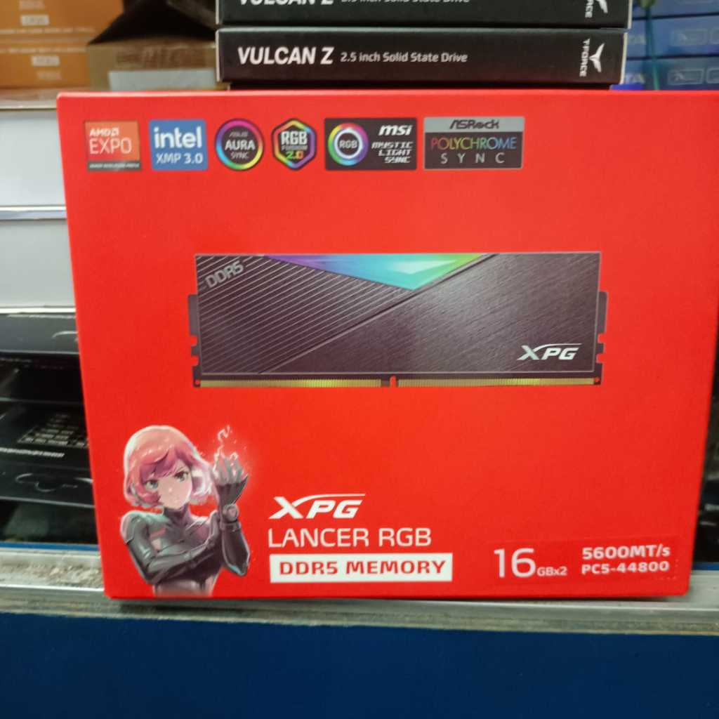 Jual Adata XPG Lancer DDR5 RGB 32GB (2x16GB) 5600MHz RAM PC | Shopee ...