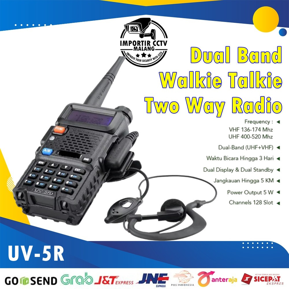 Jual Walkie Talkie HT Dual Band BF-UV-5R | Shopee Indonesia
