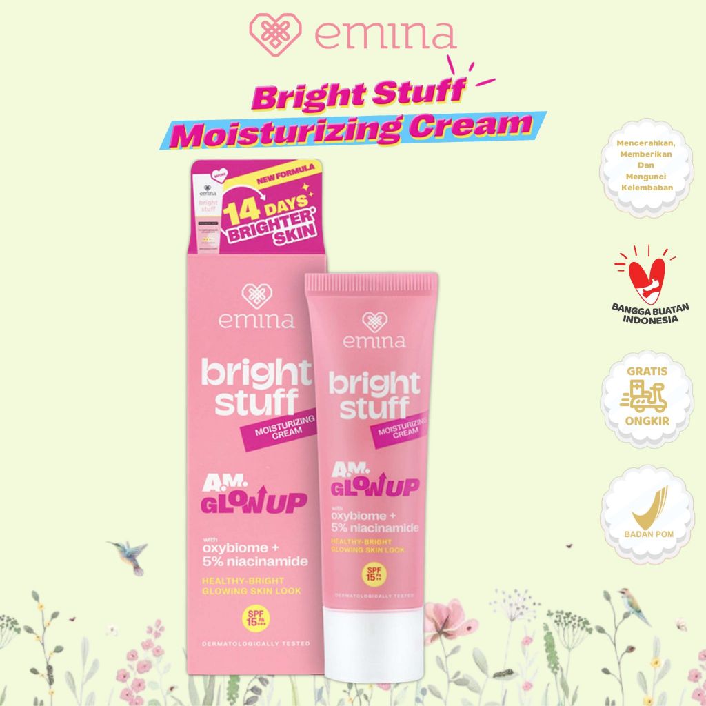 Jual EMINA Bright Stuff Moisturizing Cream 20 ml | Shopee Indonesia
