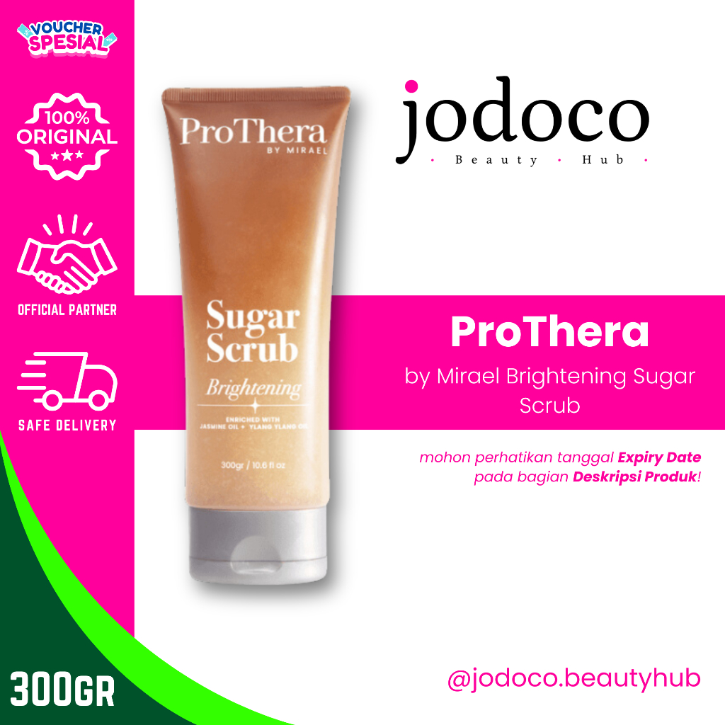 Jual ProThera by Mirael Brightening Jasmine Ylang Ylang Sugar Scrub ...