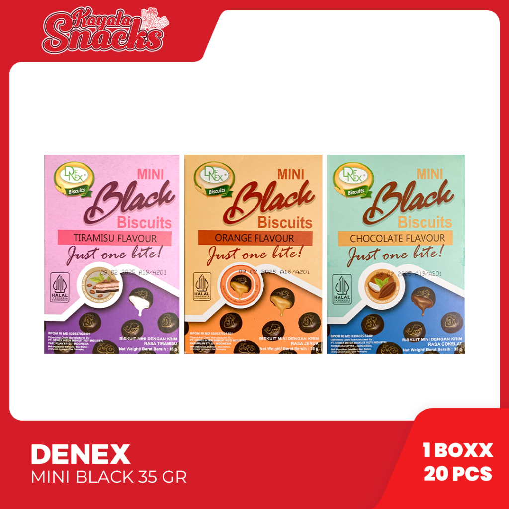 Jual DENEX Mini Black 35g - 1 Pack x 20 Pcs | Shopee Indonesia