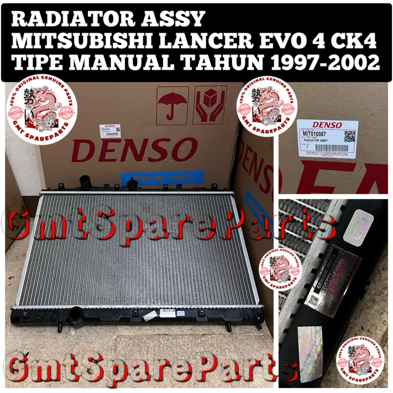Jual RADIATOR ASSY MITSUBISHI LANCER EVO 4 CK4 MANUAL TAHUN 1997-2002 DENSO | Shopee Indonesia