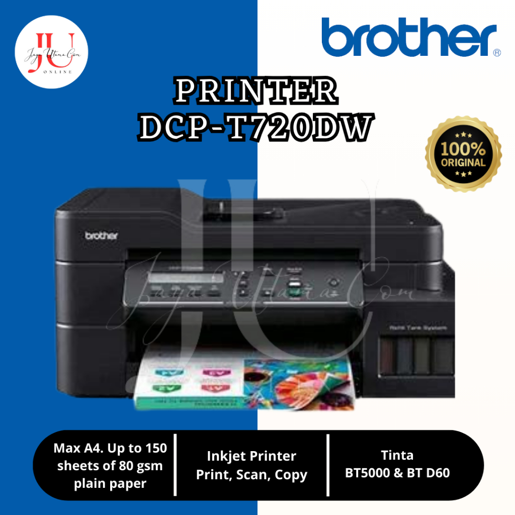 Jual Brother T 720 DW / 720DW Printer Multifungsi (Print, Scan, Dan ...