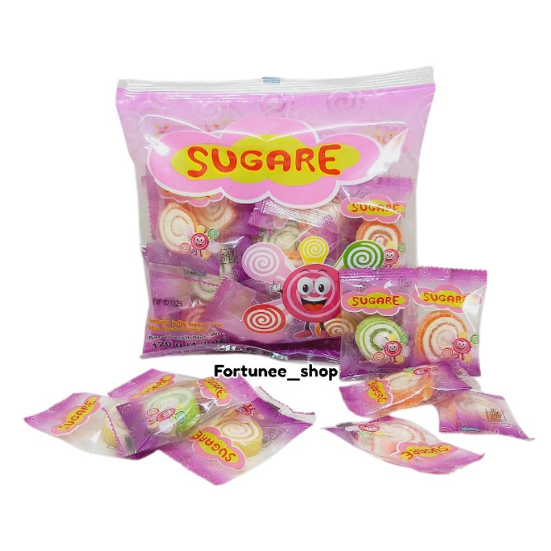 Jual Sugare / Permen Jelly Aneka Rasa Buah isi 120gr / Hampers Lebaran ...