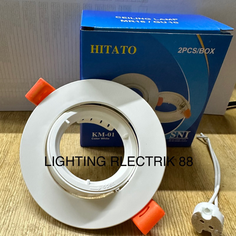 Jual Hitato Kap Lampu halogen Mr16 ( Bisa dibuka dari depan ) | Shopee ...