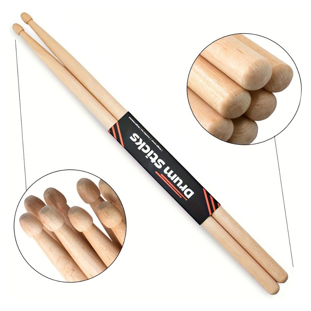 Jual 1 Pasang Stik Drum 5A Original, Profesional [Pengiriman Lokal ...