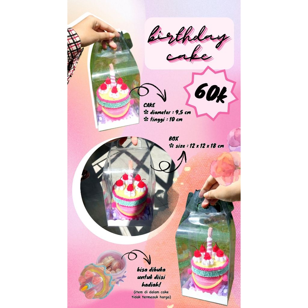 Jual BIRTHDAY CAKE (PIPE CLEANER/KAWAT BULU) | Shopee Indonesia