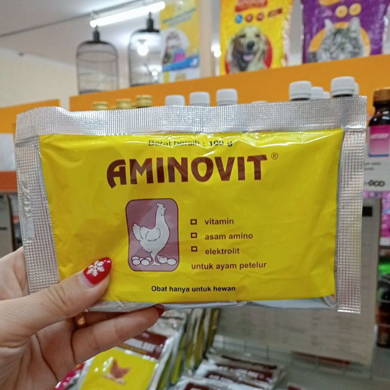 Jual Aminovit Medion 100gr multivitamin untuk meningkatkan produksi telur pada unggas | Shopee ...