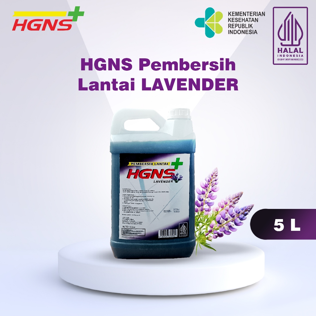 Jual HGNS Pembersih Lantai LAVENDER / Pel Lantai 1,5 Liter & 5 Liter ...