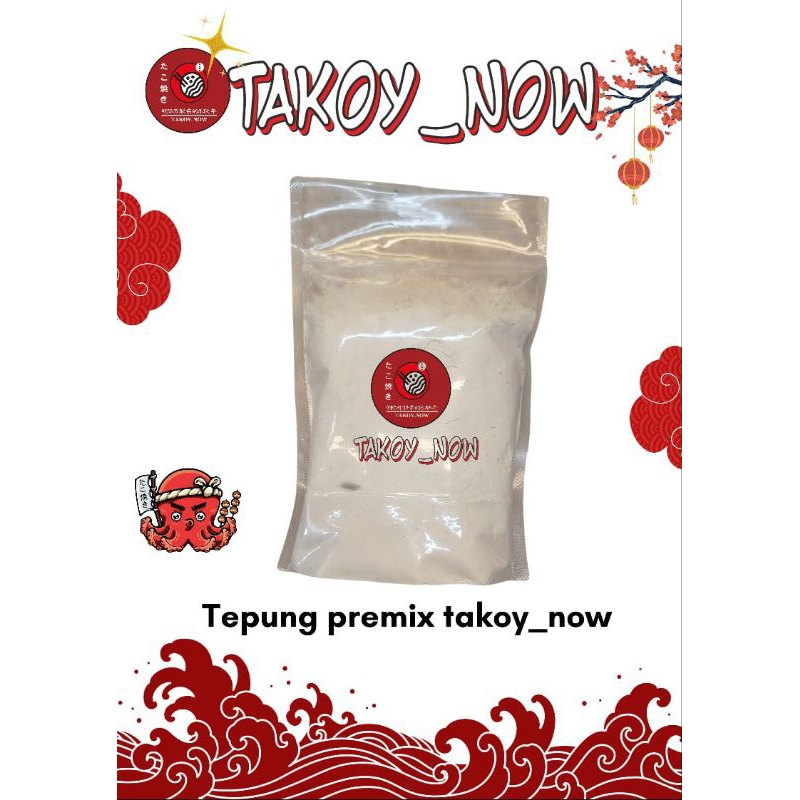Jual Tepung premix Takoynow(Tepung instan takoyaki tinggal masak ...