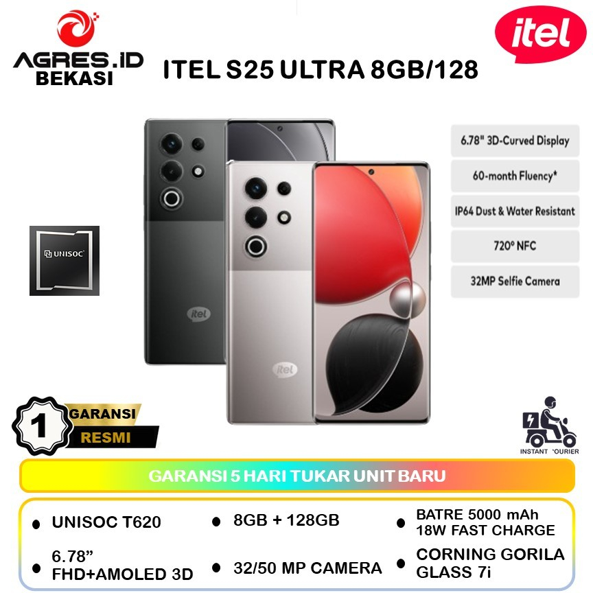 Jual ITEL S25 ULTRA RAM 8+8GB ROM 256GB 6.78"FHD+Amoled 3D 120hz Corning Gorila Glass 7i - 32MP ...