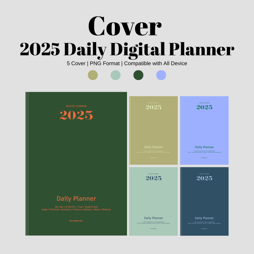 Jual Cover 2025 Daily Digital Notebook Samsung Notes Goodnotes pNG ...