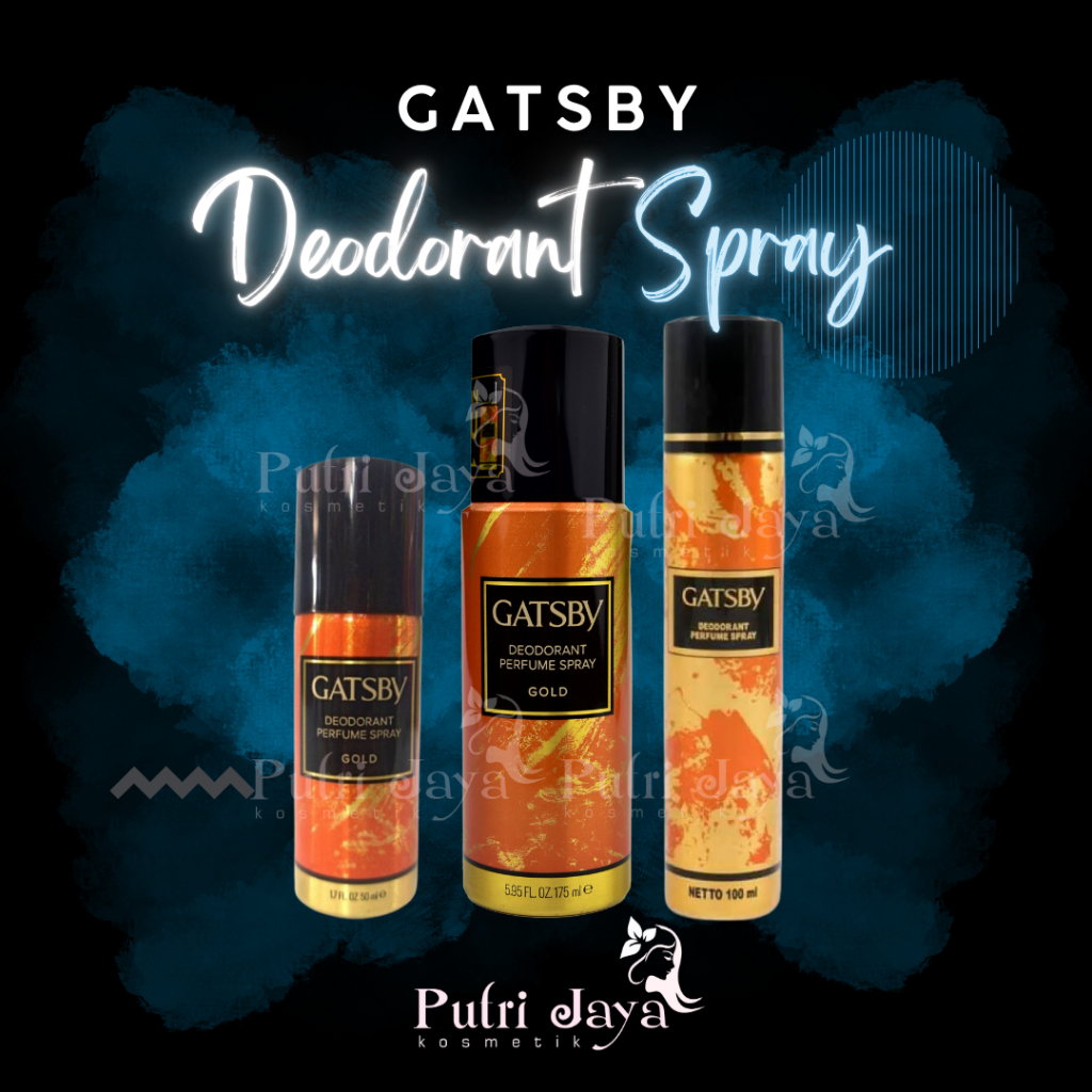 Jual GATSBY Deodorant Parfume Spray Gold | Kaleng | 50ml / 100ml / 175ml Mandom | Shopee Indonesia