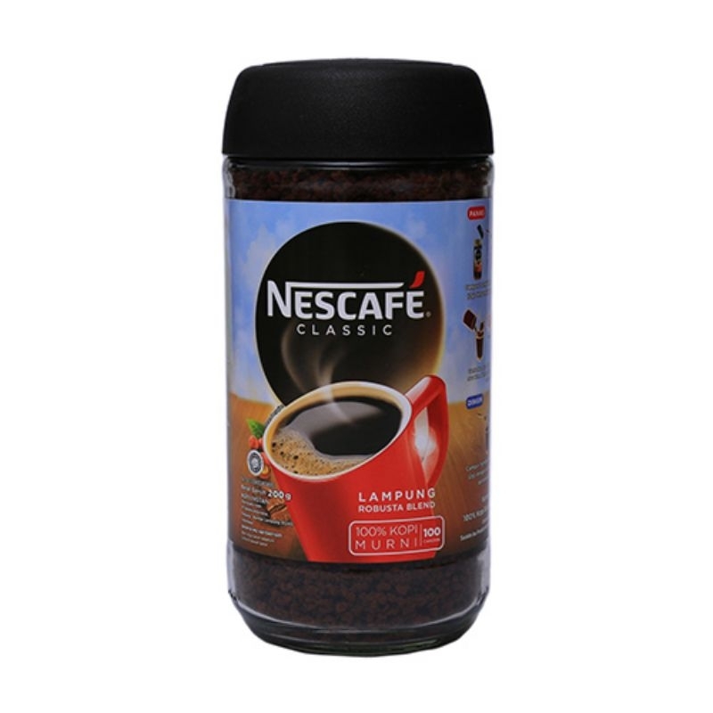 Jual NESCAFE CLASSIC KOPI BUBUK INSTANT BOTOL KACA | Shopee Indonesia